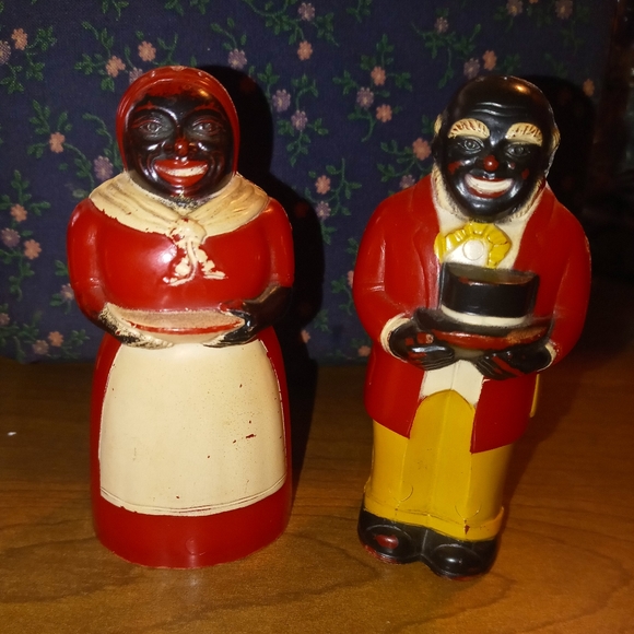 F&F | Kitchen | Ff 95s Vintage Americana Salt Pepper Shaker Plastic ...